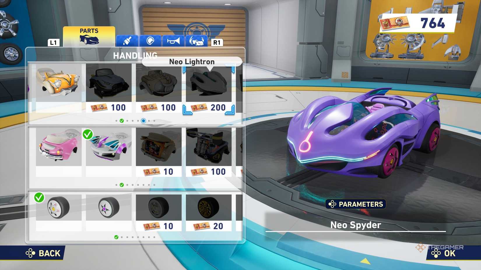 All Machine Parts And Which Stats They Change In Sonic Racing: CrossWorlds