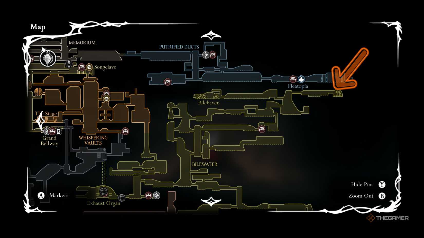 Where To Find Shakra In Bilewater In Silksong