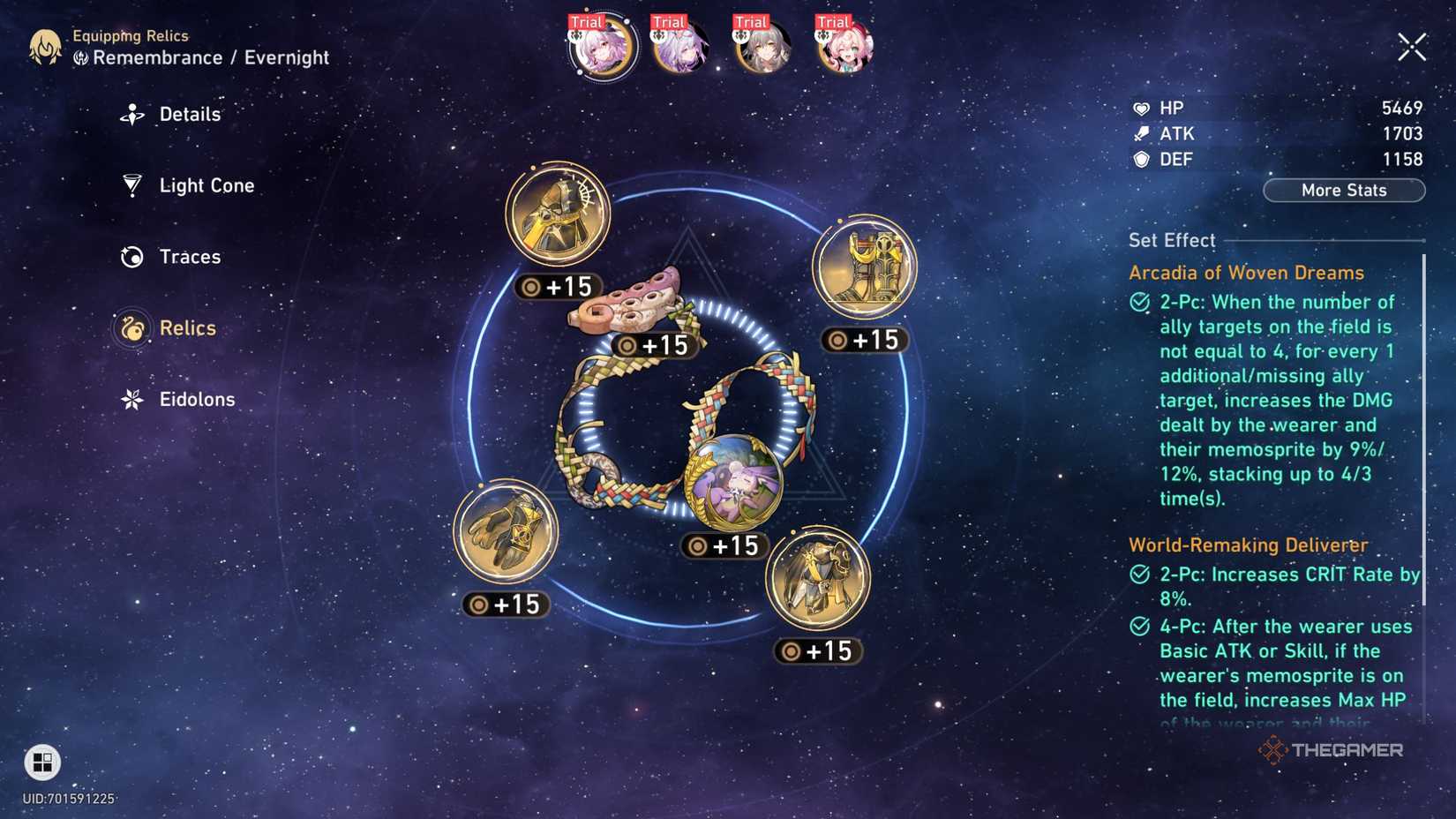 The Best Builds, Light Cones, And Relics For Evernight In Honkai: Star Rail