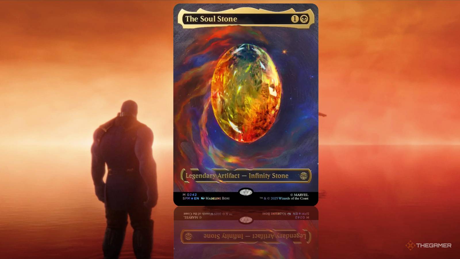 Magic: The Gathering x Spider-Man's Textless Soul Stone Card Sells For ...