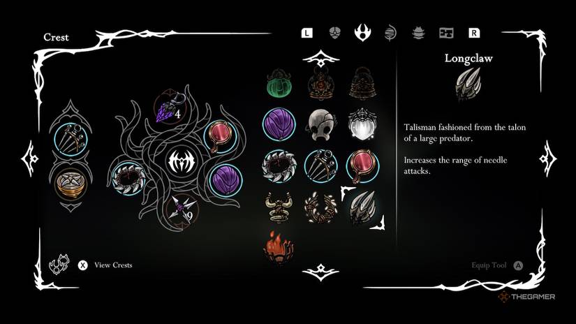 How To Claim All Crests And What They Do In Hollow Knight: Silksong