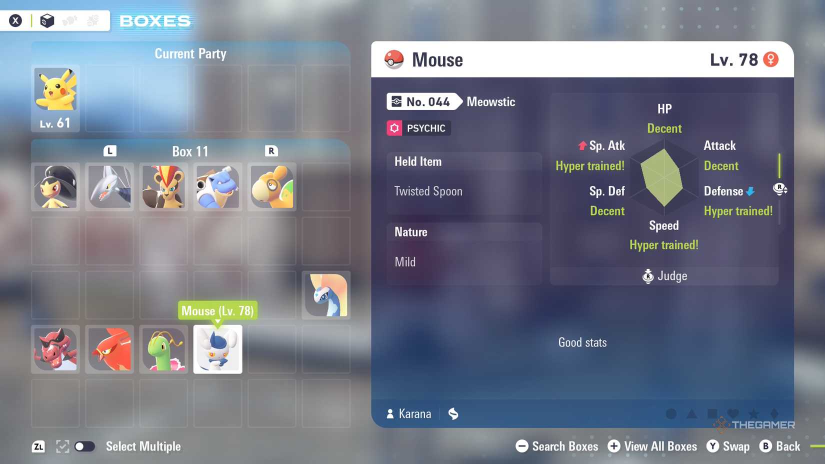 How To Check IVs In Pokemon Legends: Z-A