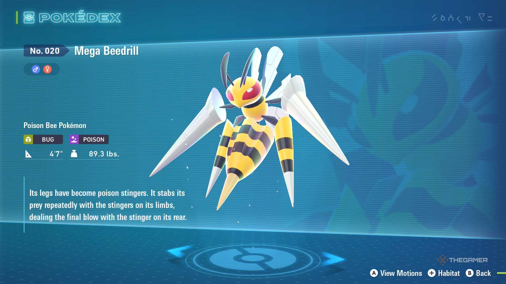 beedrill mega evolution weakness