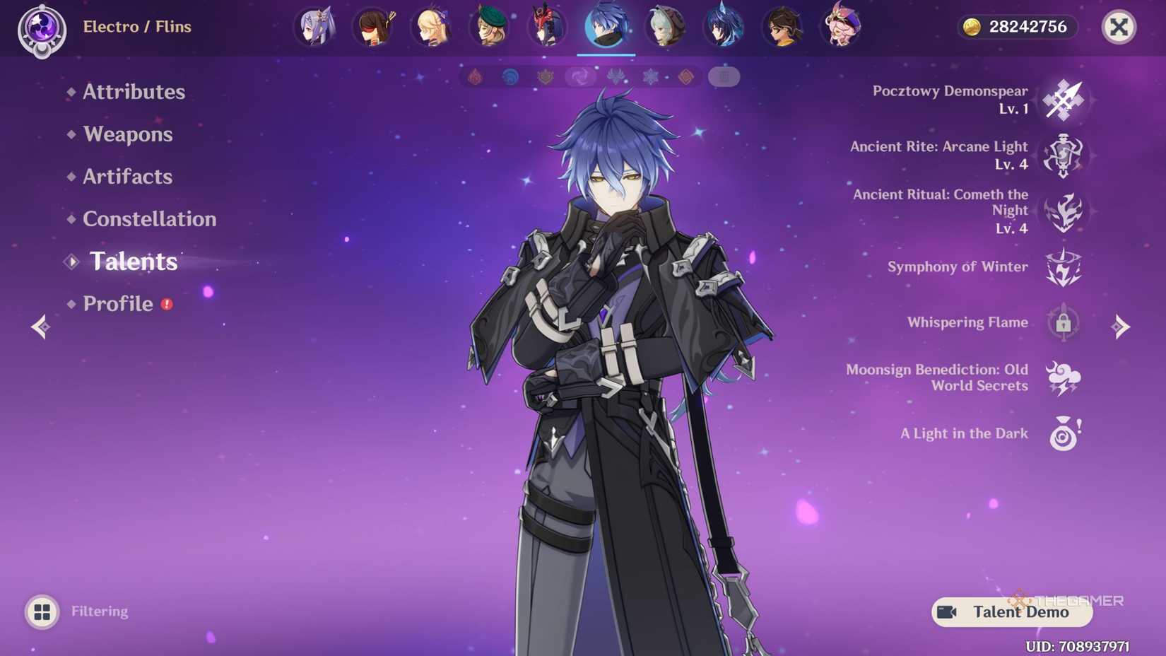 The Best Build, Weapons, Artifacts, And Team Members For Flins In ...