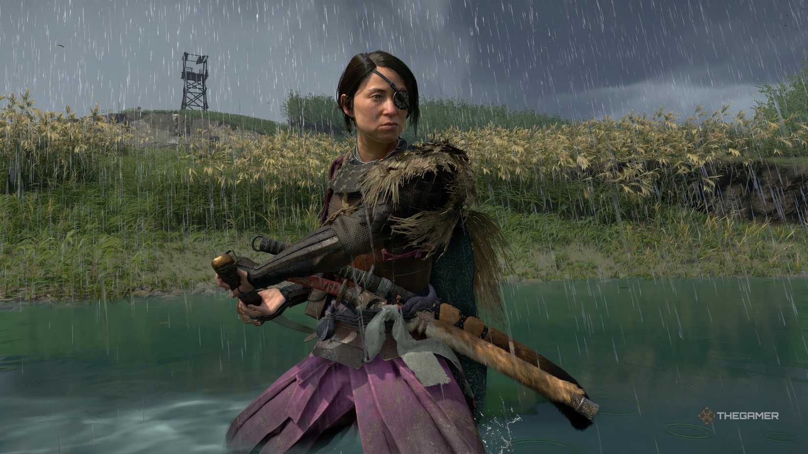 Ghost of Yotei est étrangement ciblé pour sa physique de l'eau ...