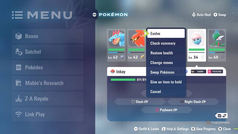 How To Find And Evolve Inkay In Pokemon Legends: Z-A
