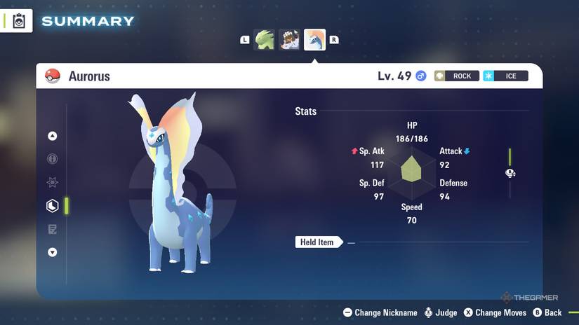 aurorus mega evolution stone