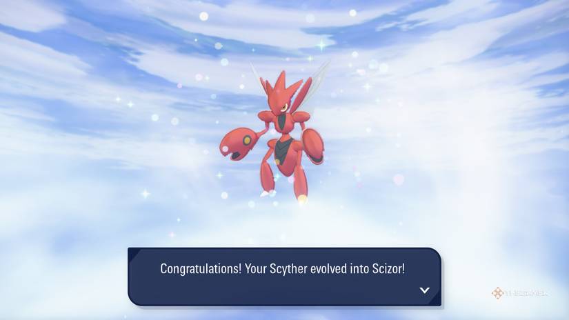 scyther evolution za