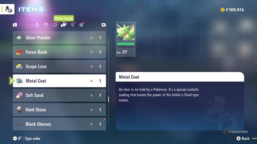 scizor evolution item