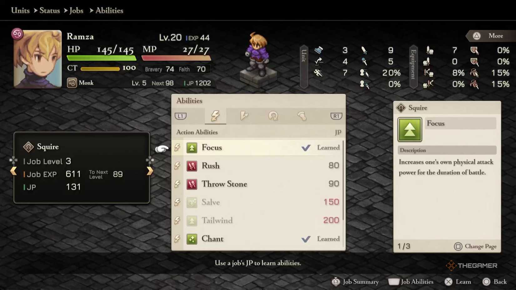 The Best Early Game Abilities In Final Fantasy Tactics: The Ivalice Chronicles