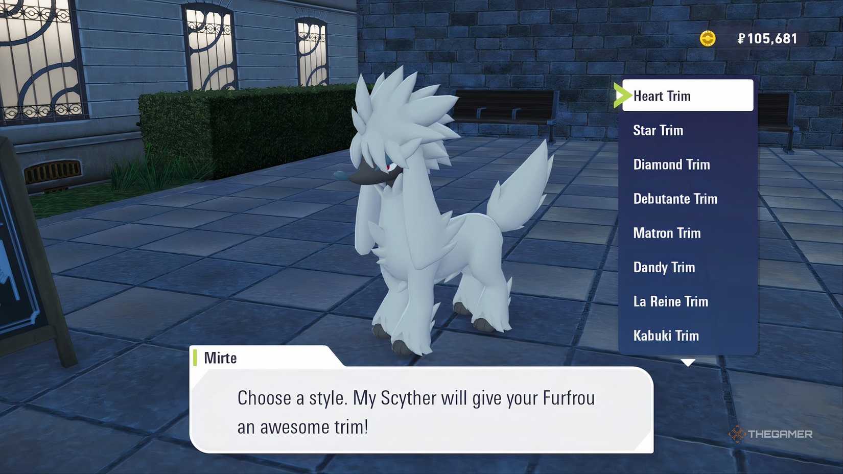 Where To Change Your Furfrou Trims In Pokemon Legends: Z-A