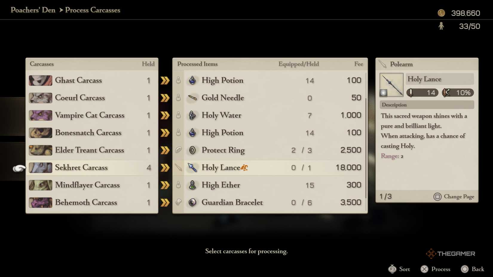 All Poachable Items In FFT: The Ivalice Chronicles