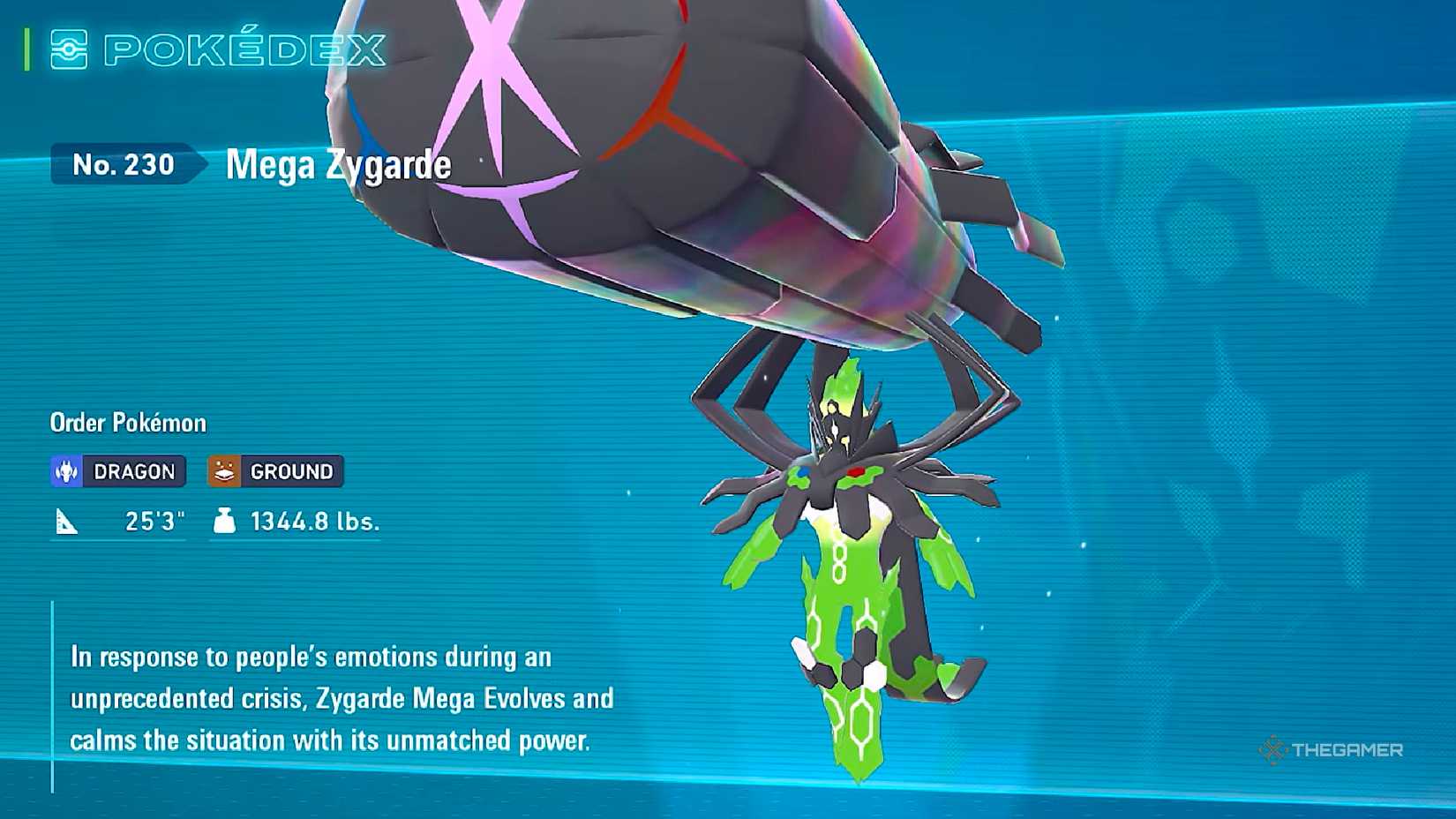 mega evolution list legends za