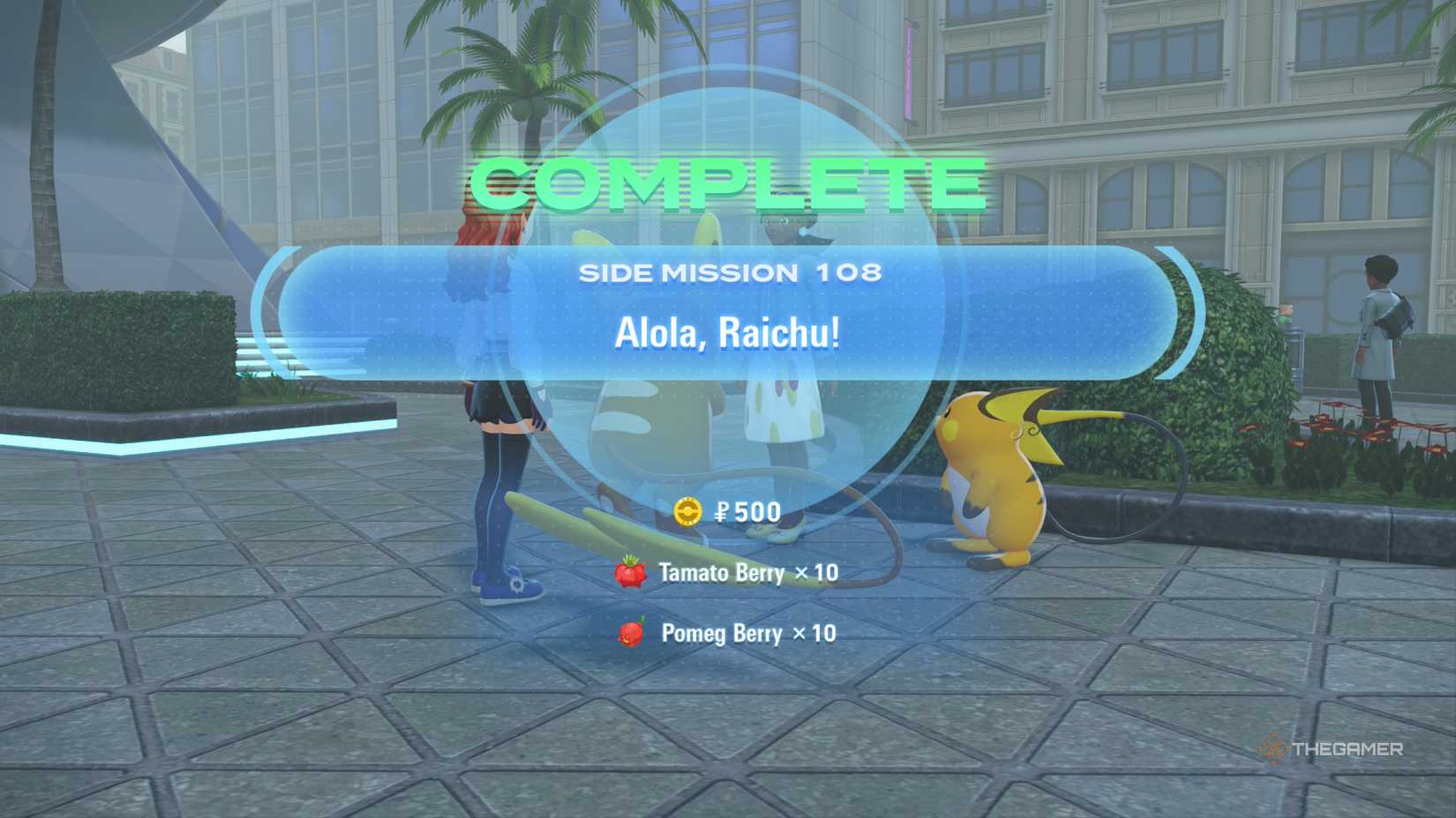 Every Side Mission Reward In Pokemon Legends: Z-A