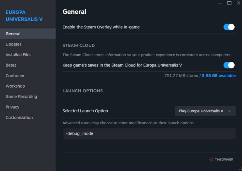 How To Enable Debug Mode In EU5