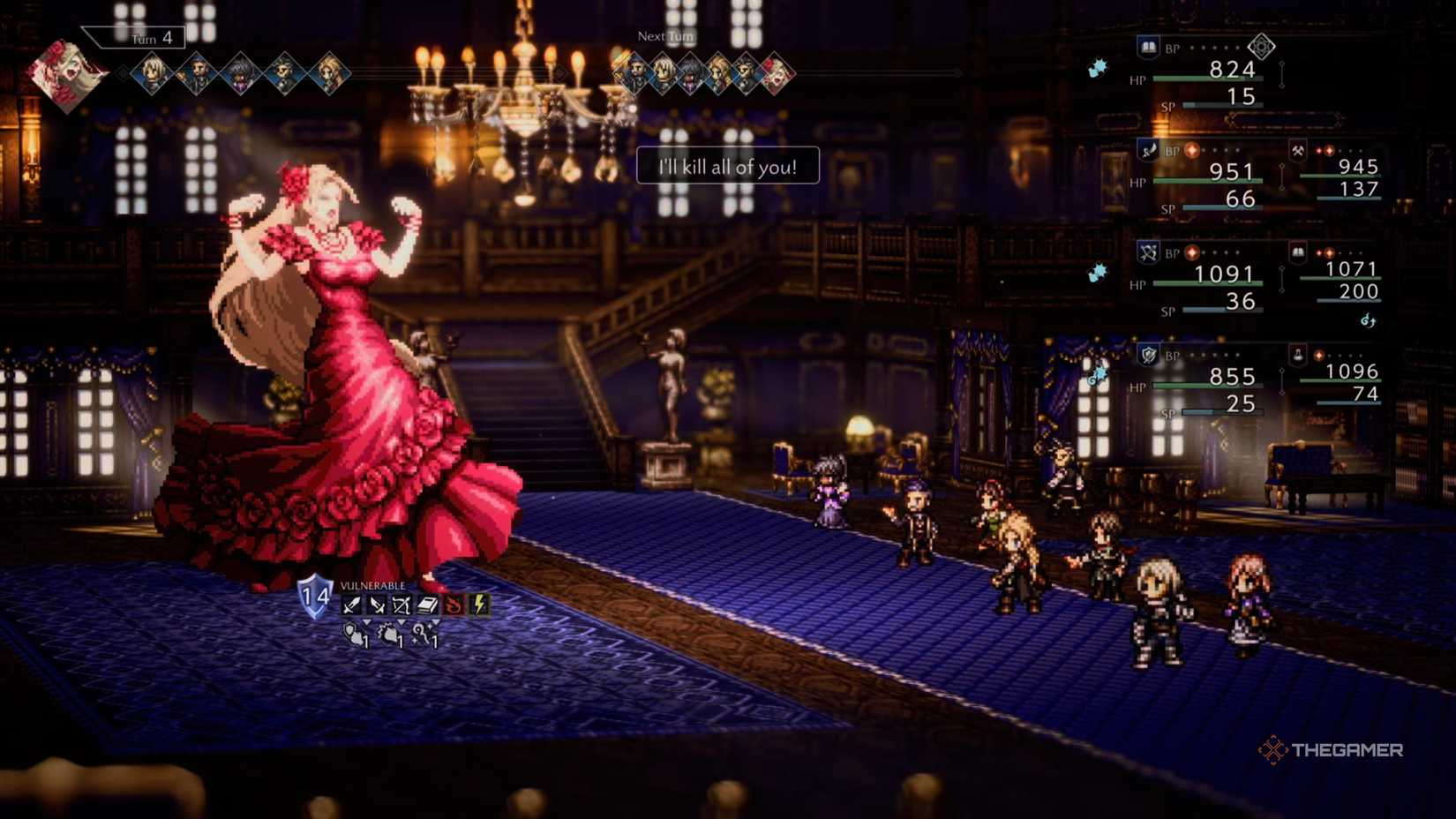 How To Beat Francesca The Actress In Octopath Traveler 0