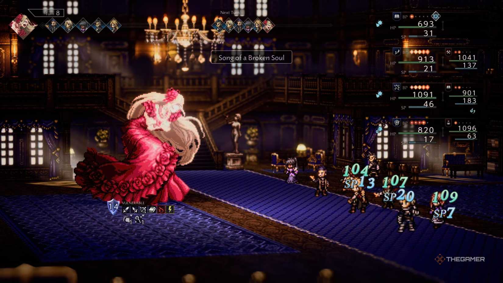 How To Beat Francesca The Actress In Octopath Traveler 0