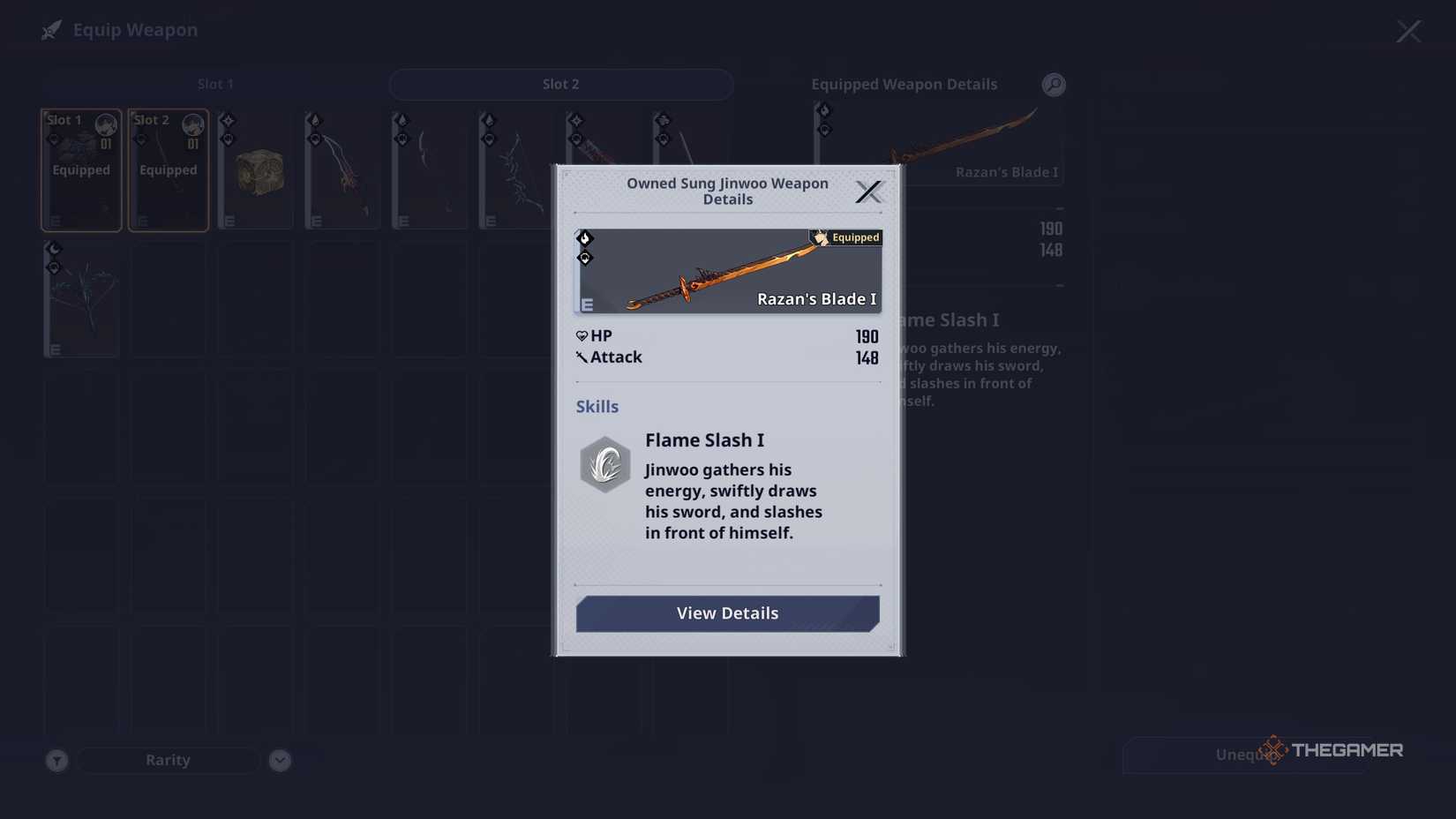 Weapon Skill Tree Upgrades In Solo Leveling: Arise Overdrive