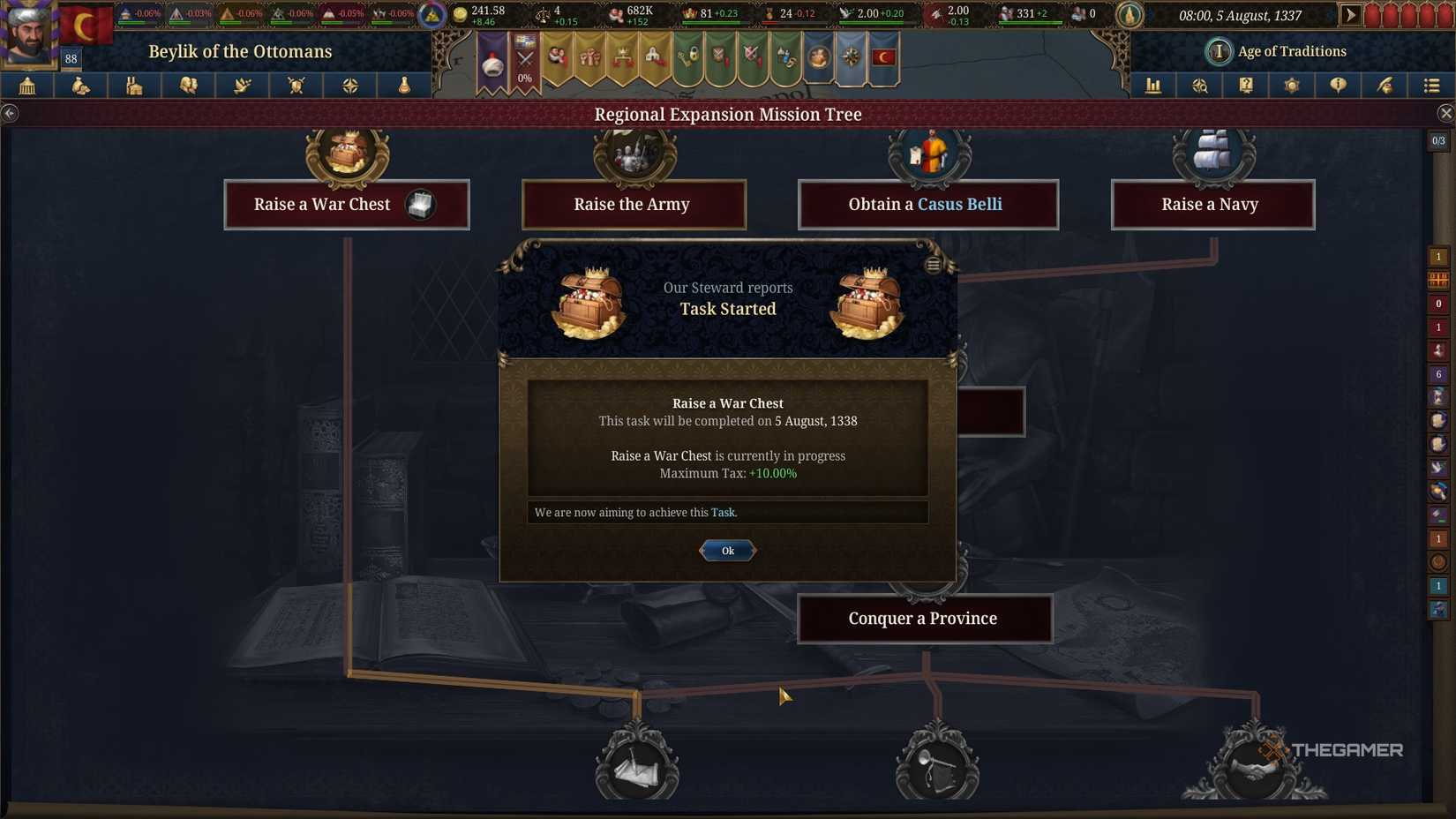 Expansion Mission Tree Tips For Europa Universalis 5