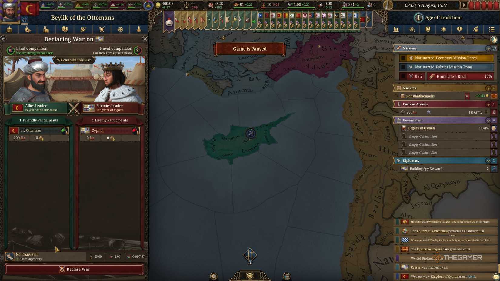 Expansion Mission Tree Tips For Europa Universalis 5