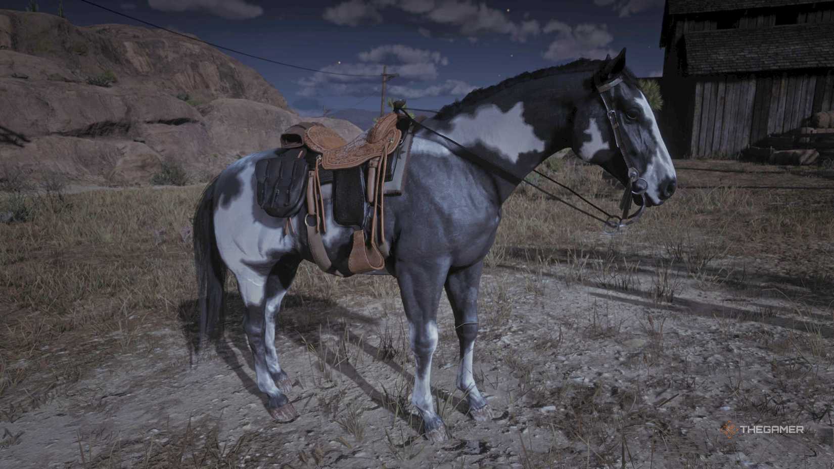 black shire horse rdr2