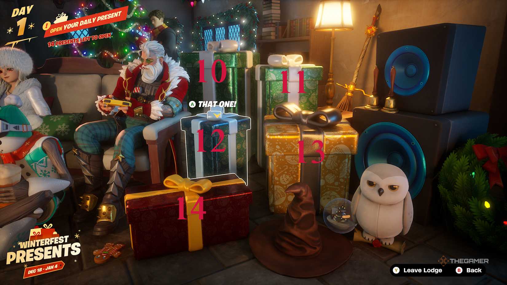 winterfest cabin theme