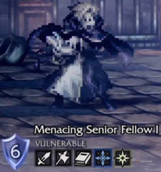 How To Beat The Menacing Senior Fellow I Elite Enemy In Octopath Traveler 0