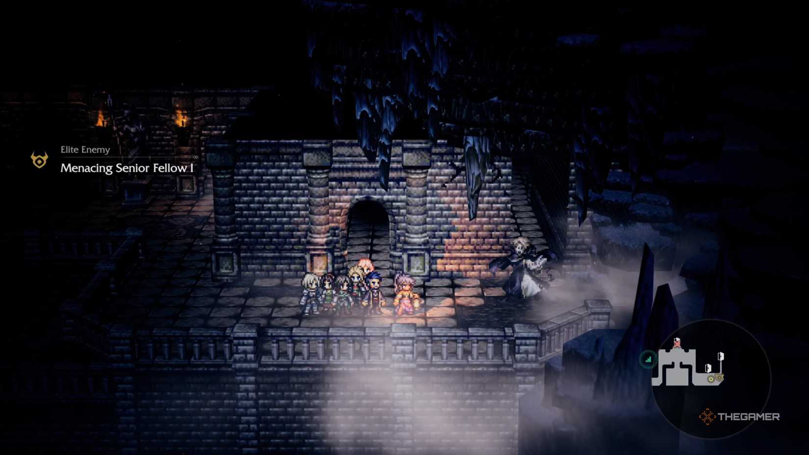 How To Beat The Menacing Senior Fellow I Elite Enemy In Octopath Traveler 0
