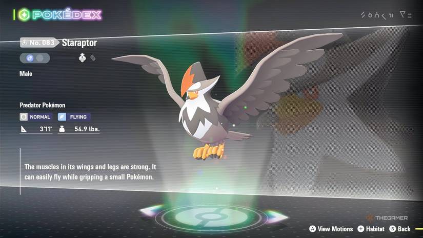 pokemon staraptor mega evolution
