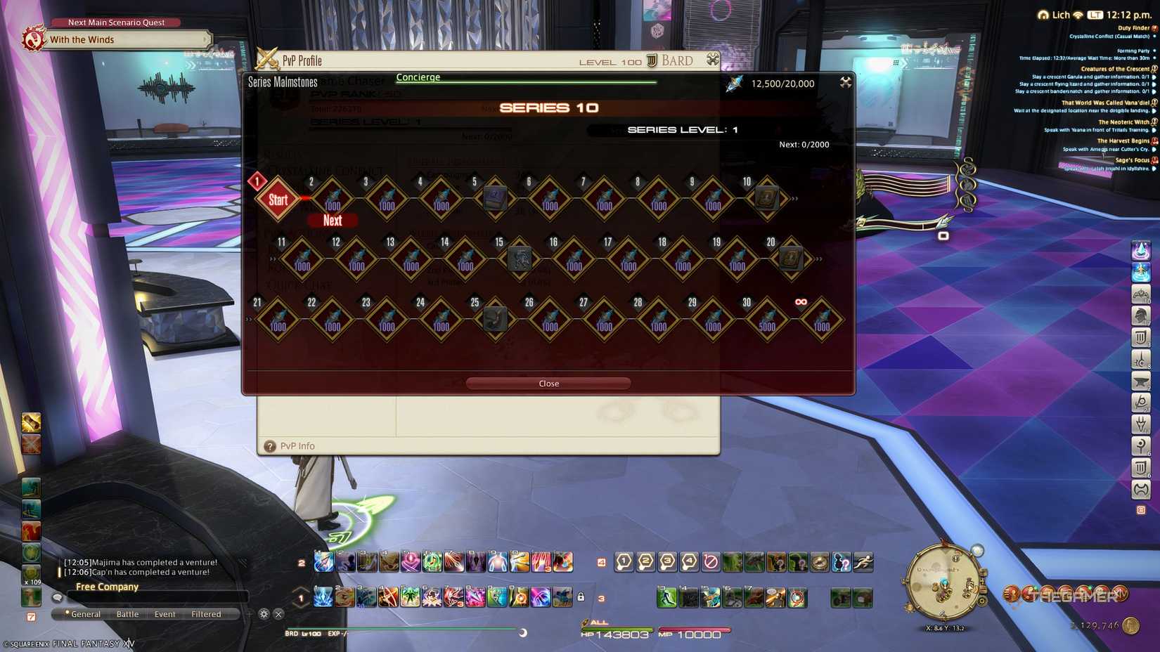 All Rewards For PvP Series 10 And How To Earn Them In FFXIV
