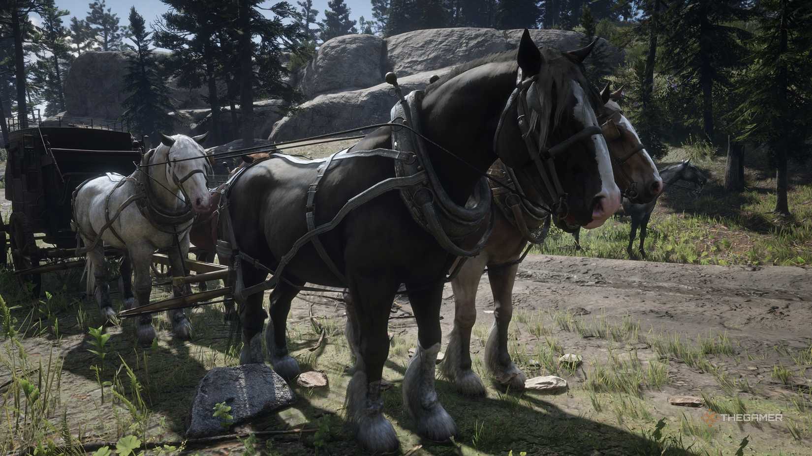 black shire horse rdr2