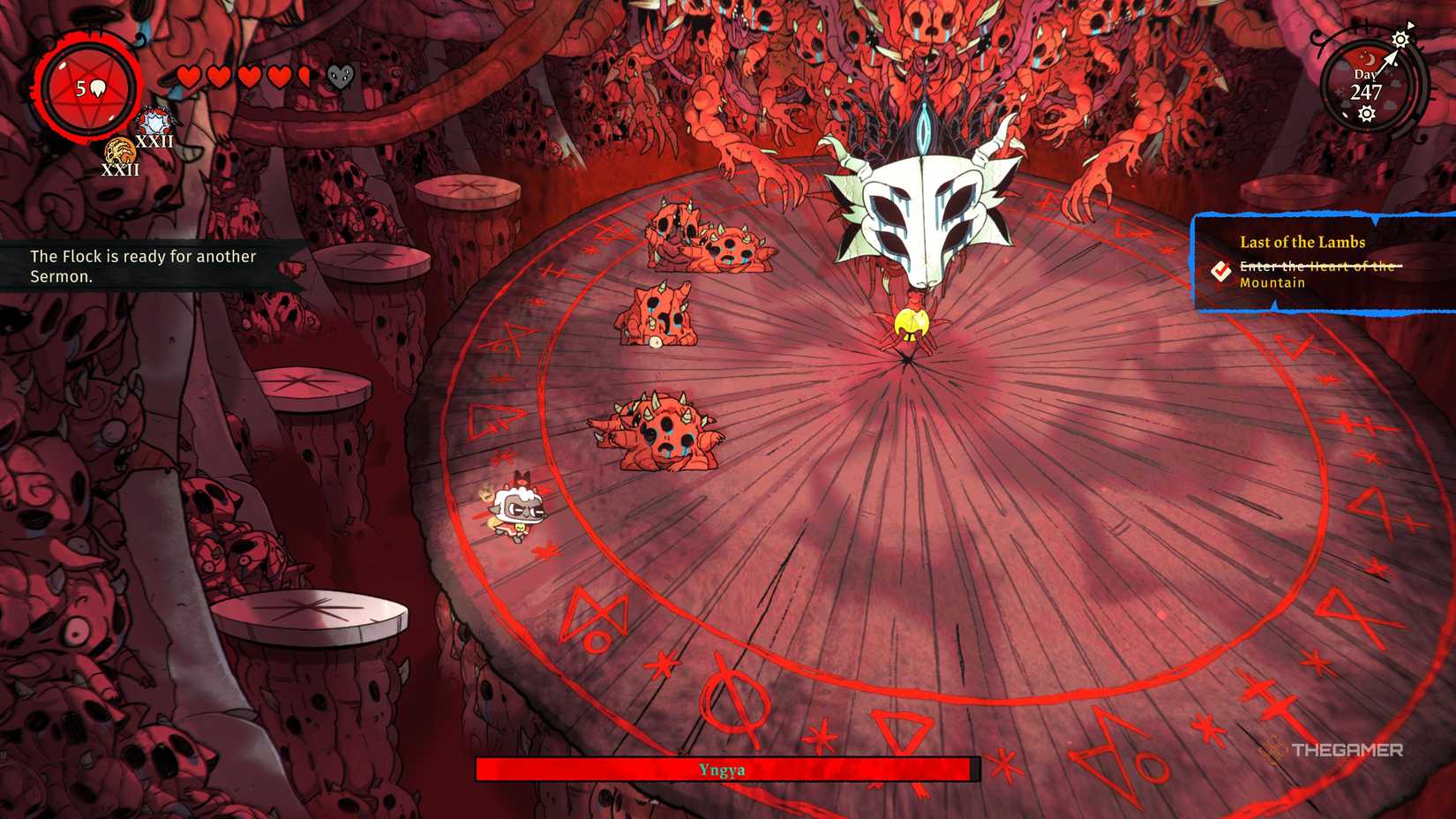 How To Defeat Yngya In Cult Of The Lamb: Woolhaven