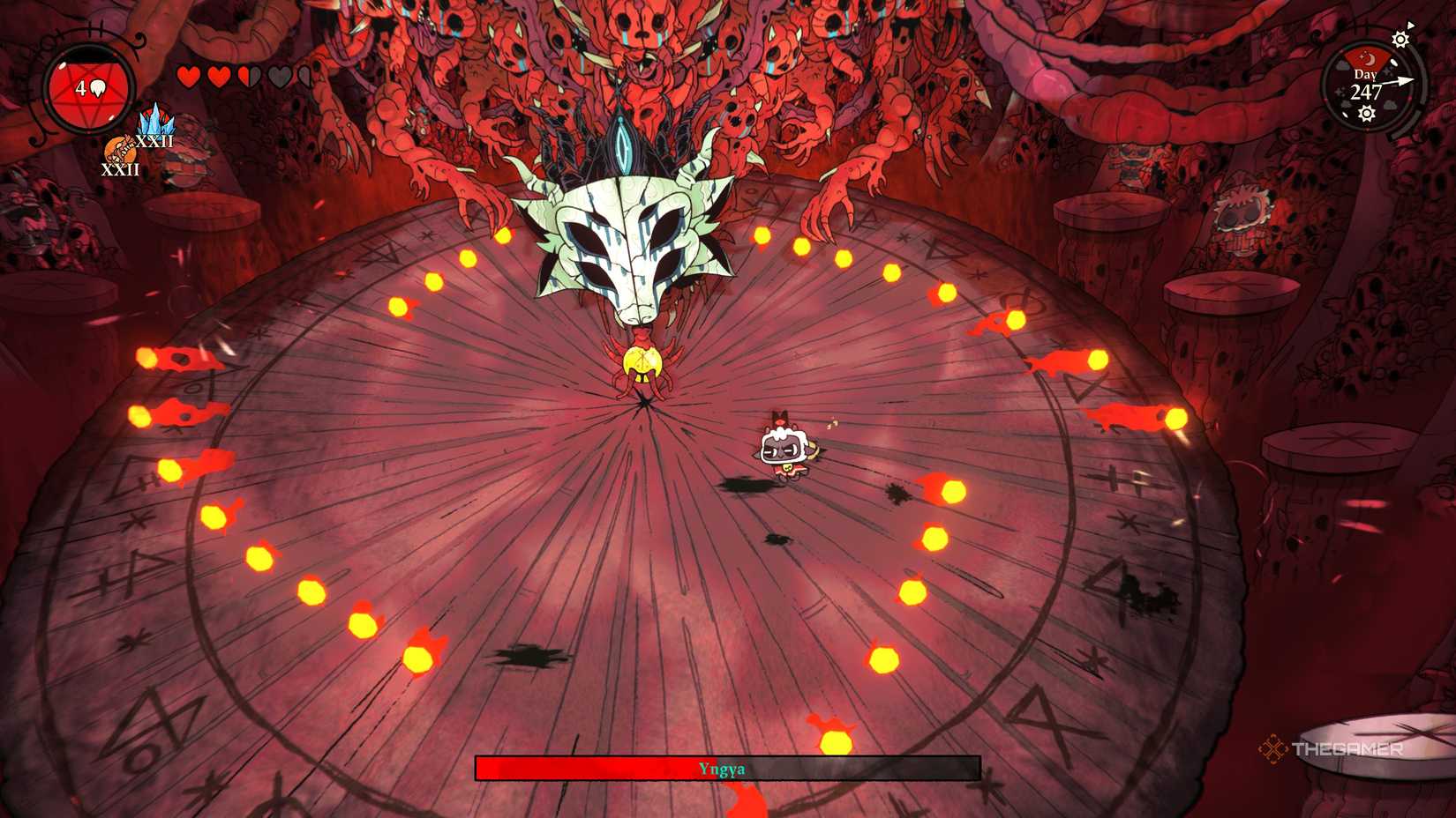 How To Defeat Yngya In Cult Of The Lamb: Woolhaven
