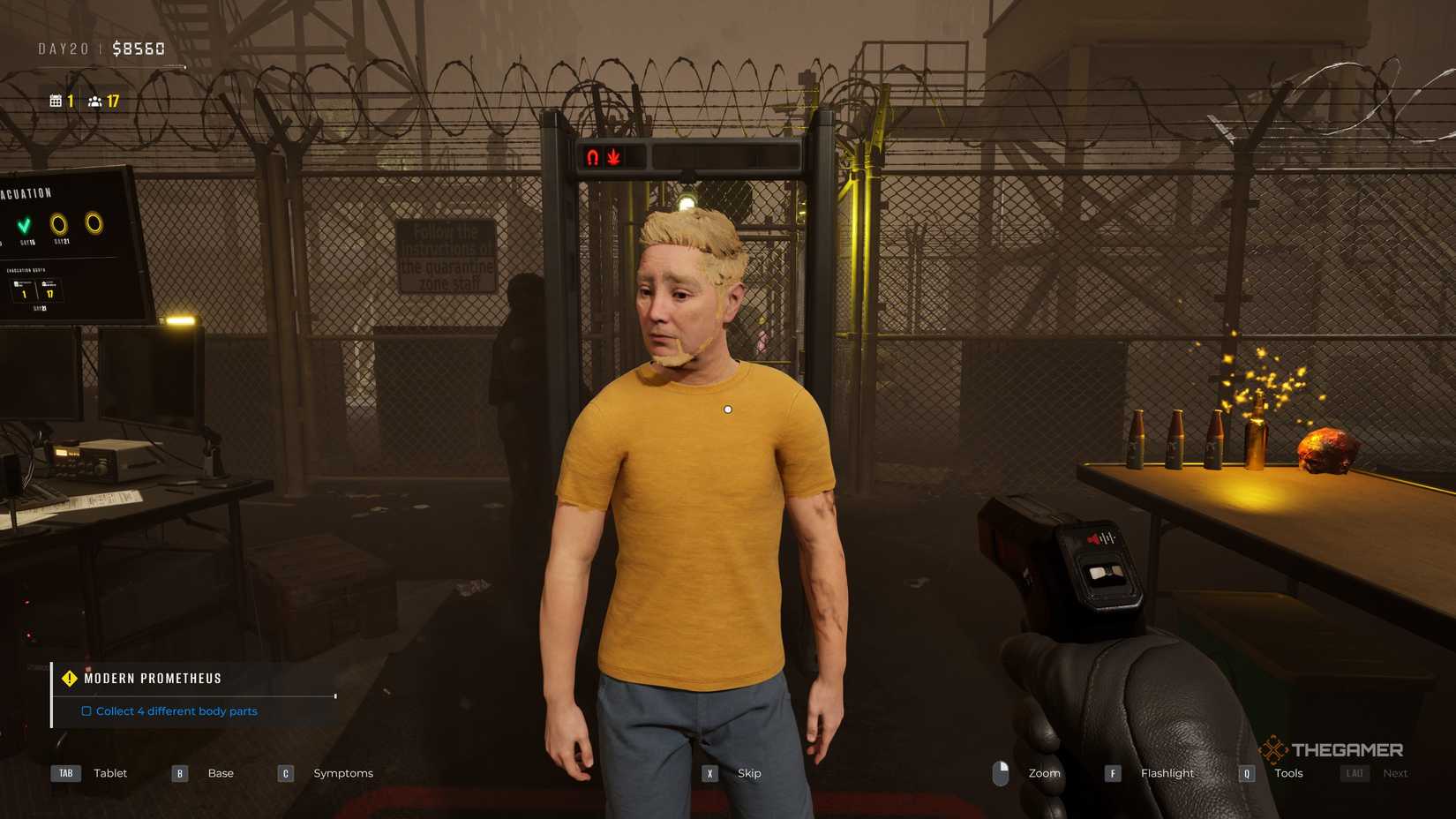 How To Get Four Zombie Parts For Stuart In Quarantine Zone: The Last Check