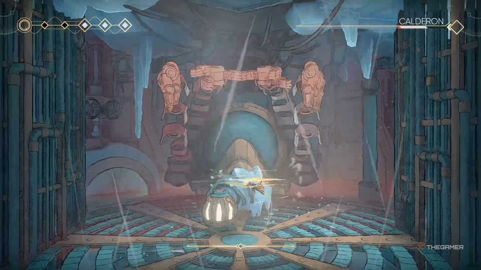 How To Defeat Calderon In MIO: Memories In Orbit