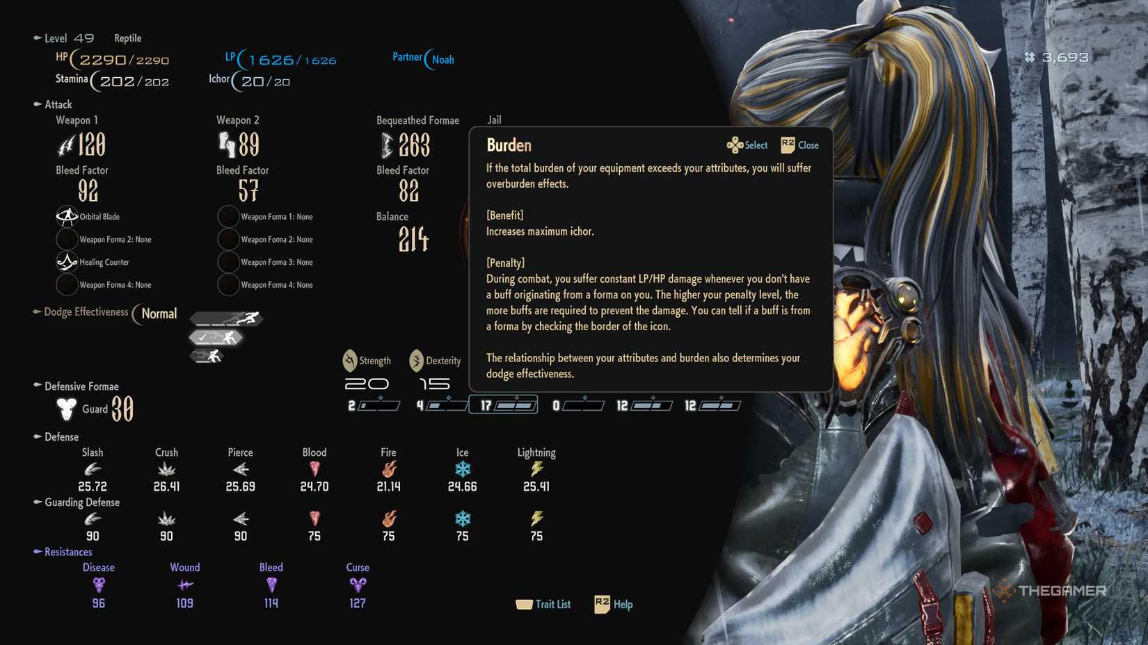 What Is Burden In Code Vein 2?