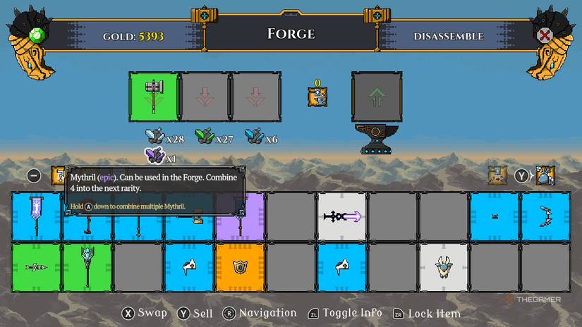 Complete Forge Recipe List In Dwarves: Glory, Death And Loot