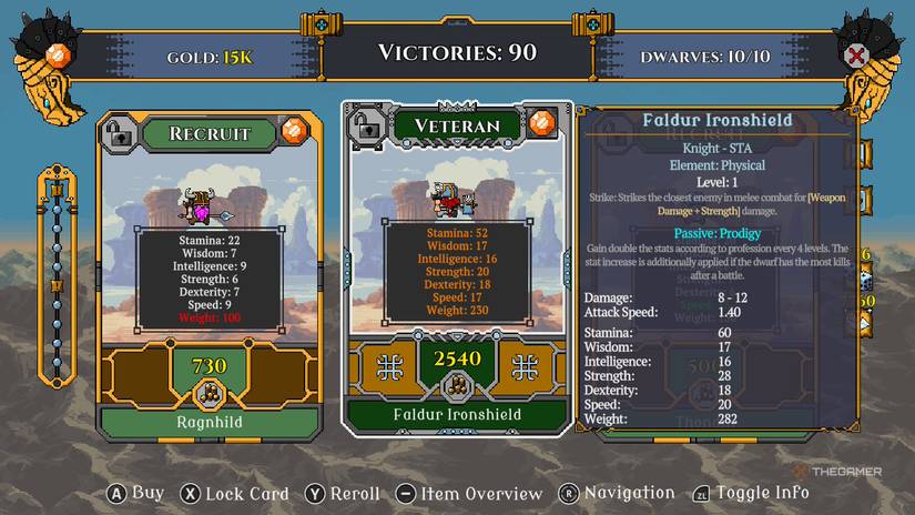 How To Recruit The Best Dwarves In Dwarves: Glory, Death And Loot