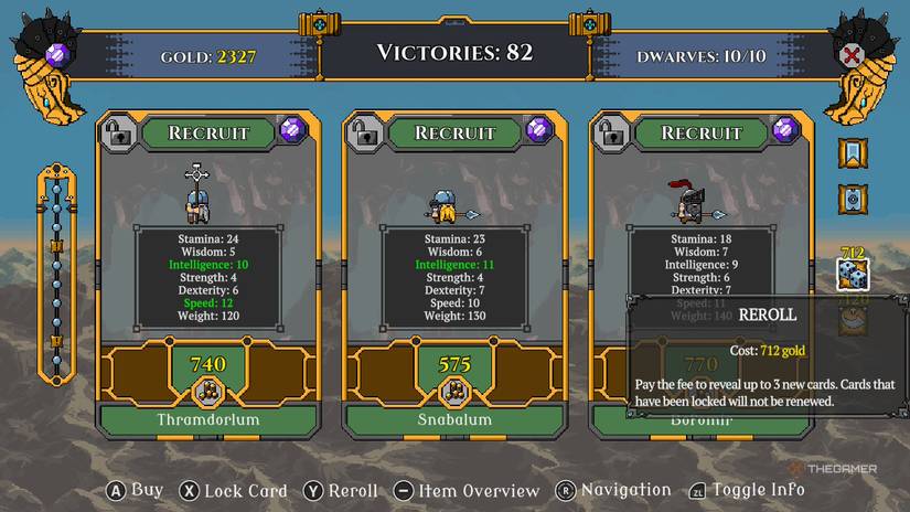 How To Recruit The Best Dwarves In Dwarves: Glory, Death And Loot