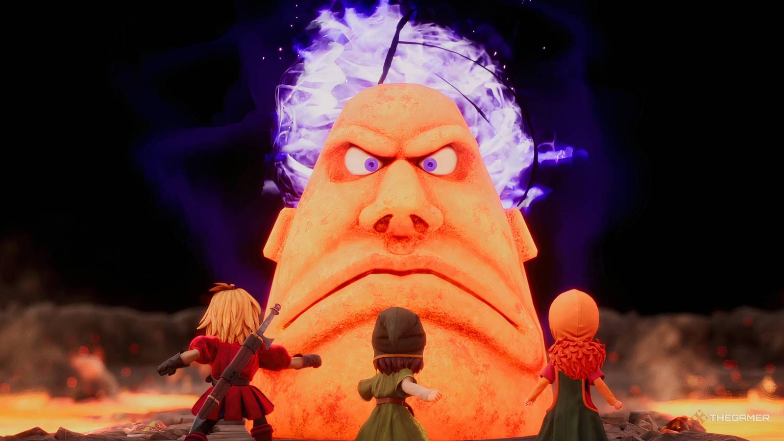 How To Beat The Glowering Inferno Boss In Dragon Quest 7 Reimagined