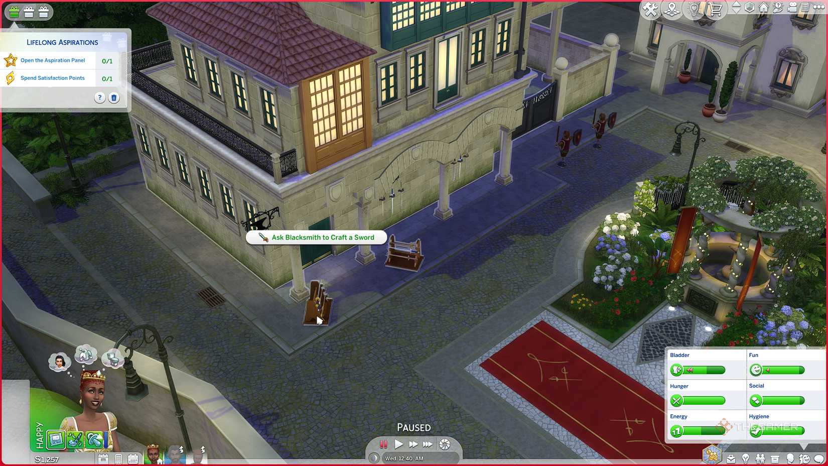 All Swords And Where To Find Them In The Sims 4: Royalty & Legacy