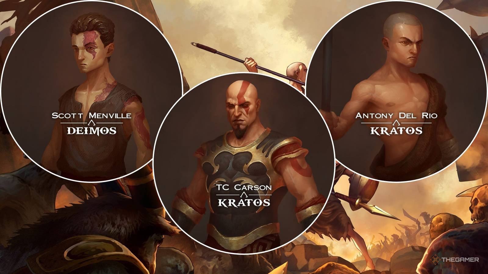 Every Main Character And Their Voice Actor In God Of War: Sons Of Sparta