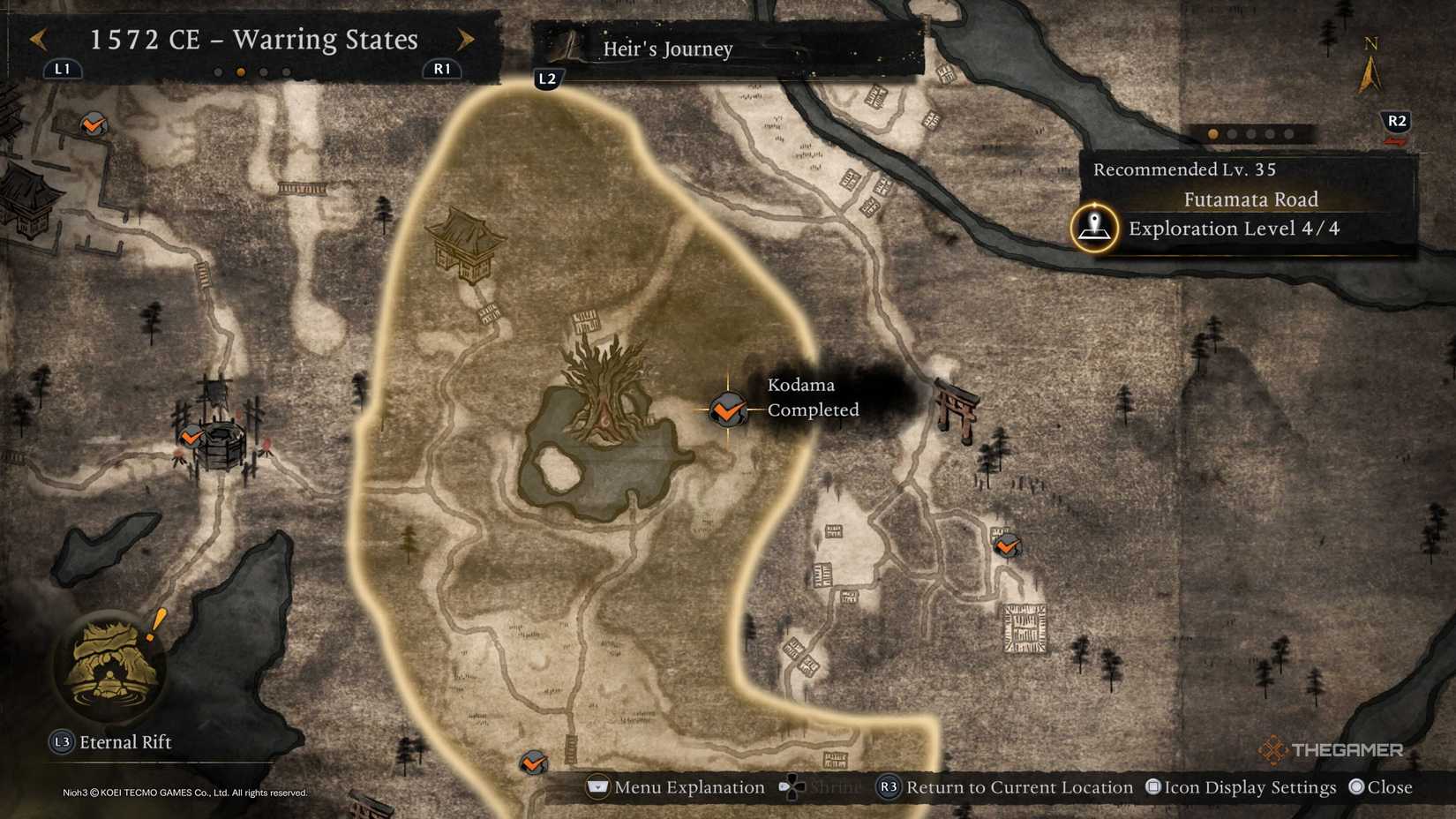 How To Find Every Warring States Kodama In Nioh 3