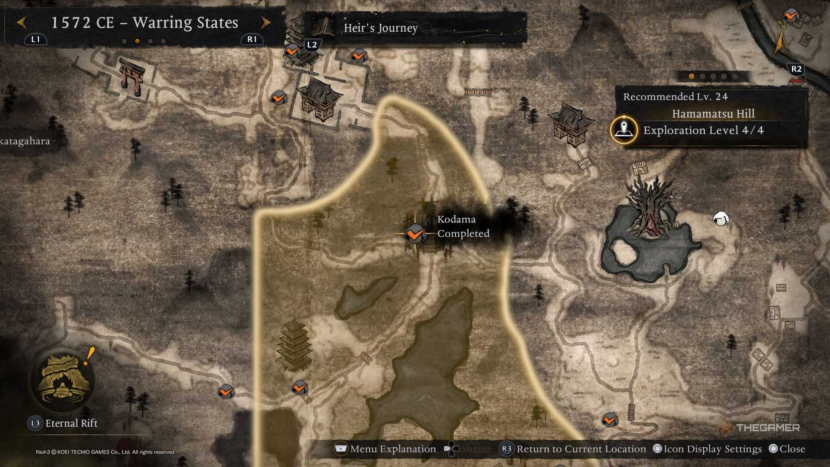 How To Find Every Warring States Kodama In Nioh 3