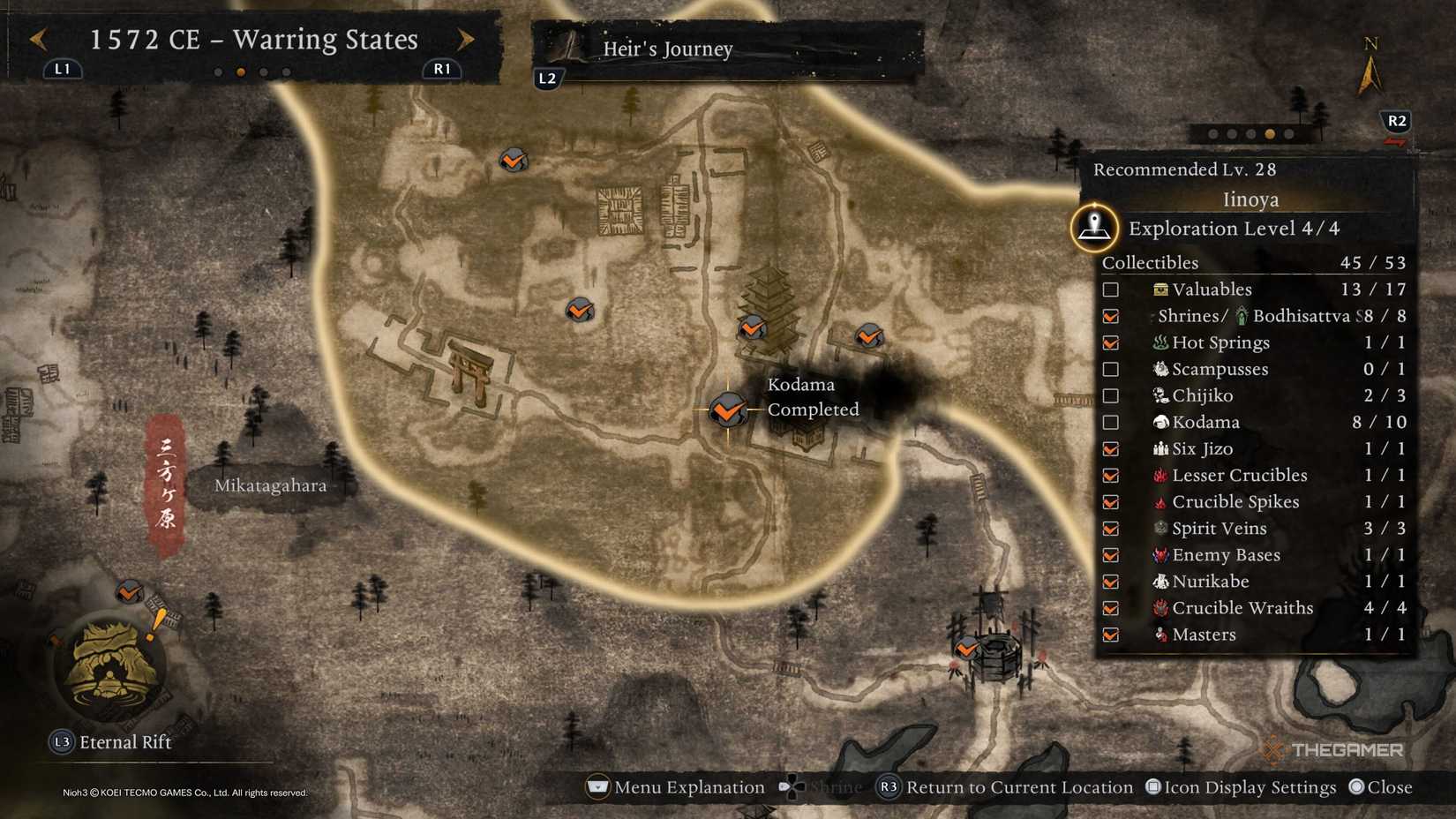 How To Find Every Warring States Kodama In Nioh 3