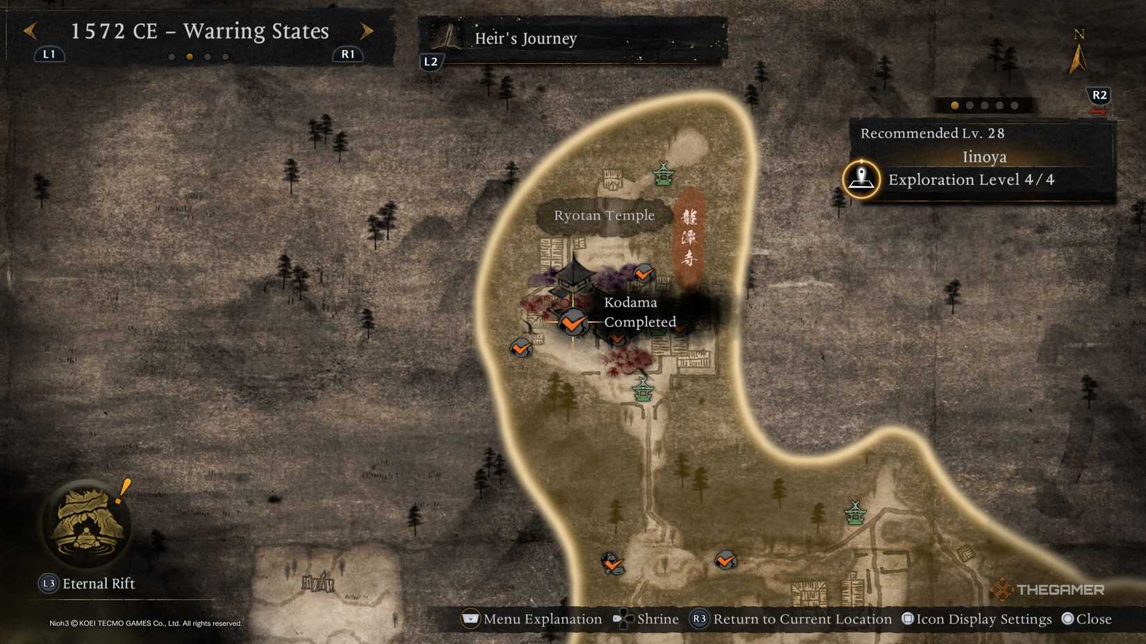 How To Find Every Warring States Kodama In Nioh 3