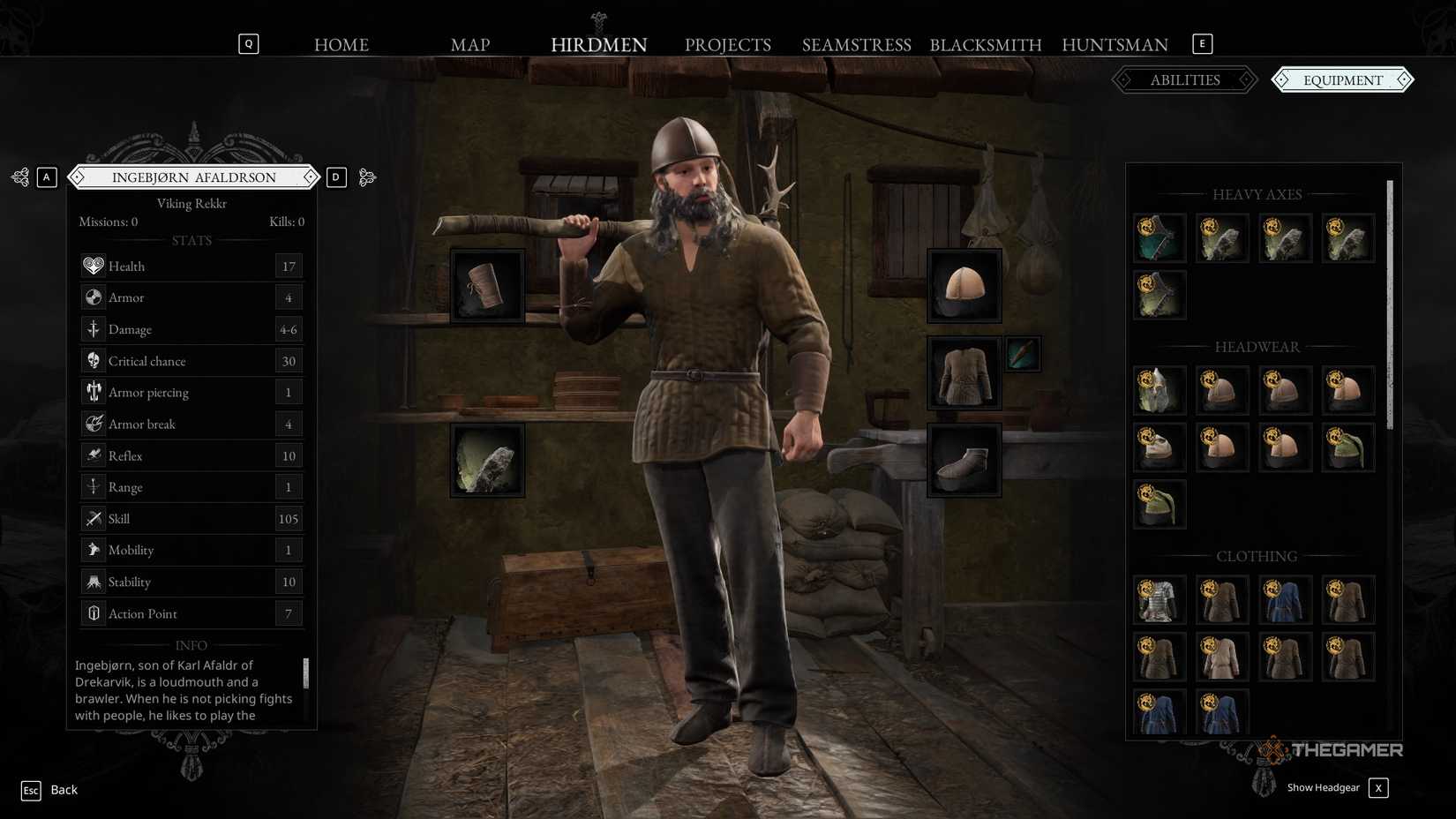 All Best Abilities For The Rekkr Hirdman In Norse: Oath Of Blood