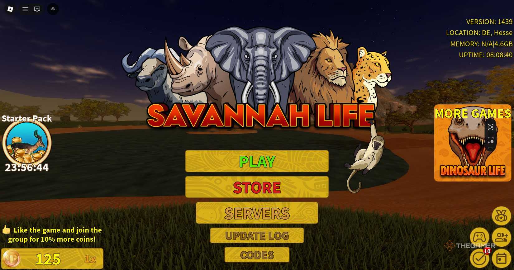 All Active Savannah Life Codes - Roblox