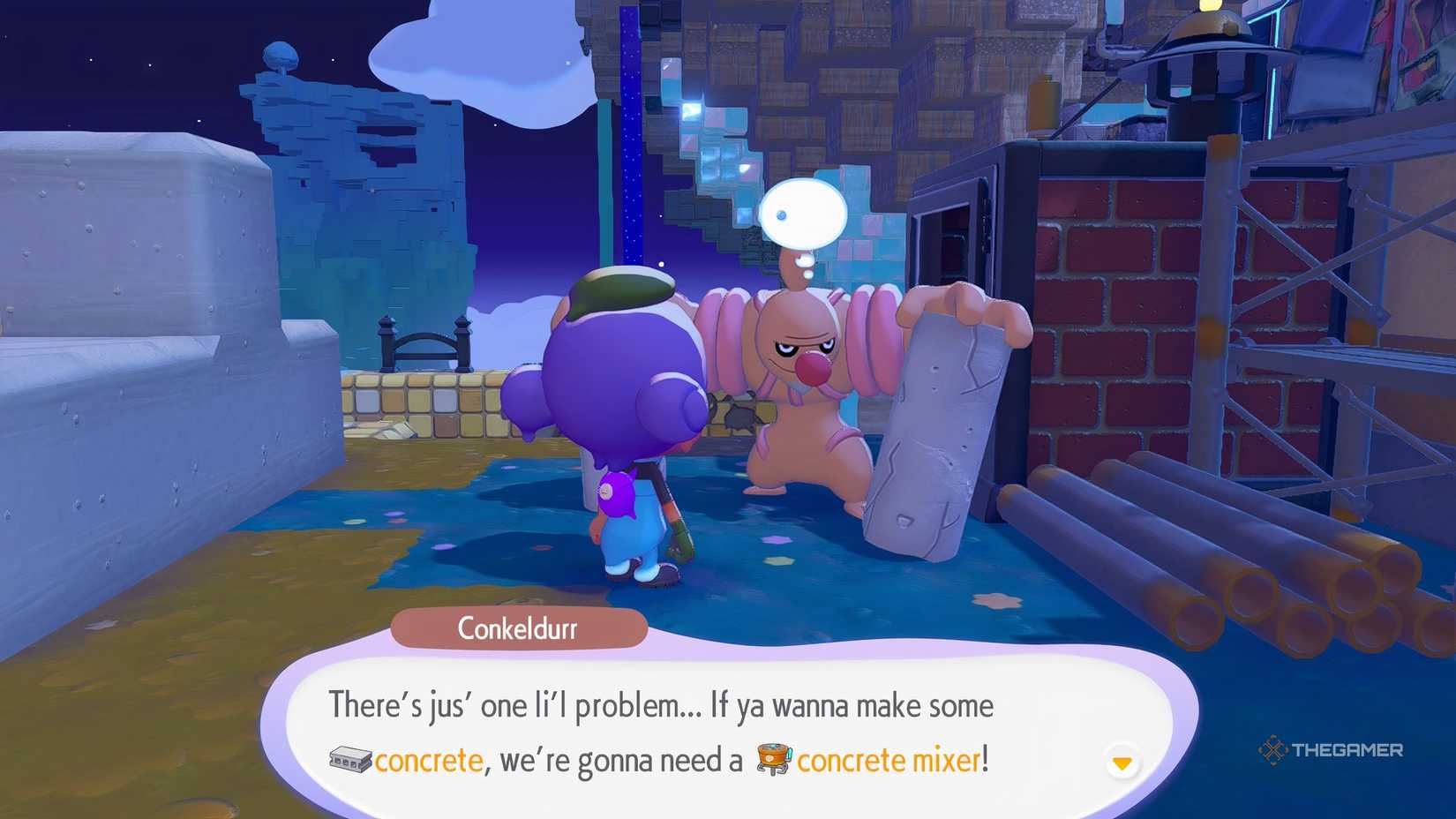 How To Get The Concrete Recipe In Pokemon Pokopia