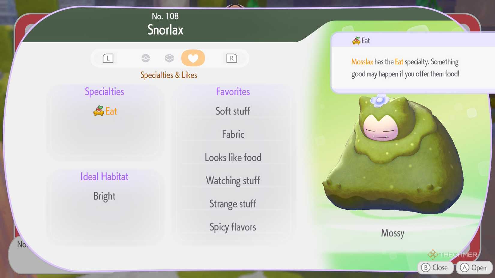 All Mosslax Offerings And Buffs In Pokemon Pokopia